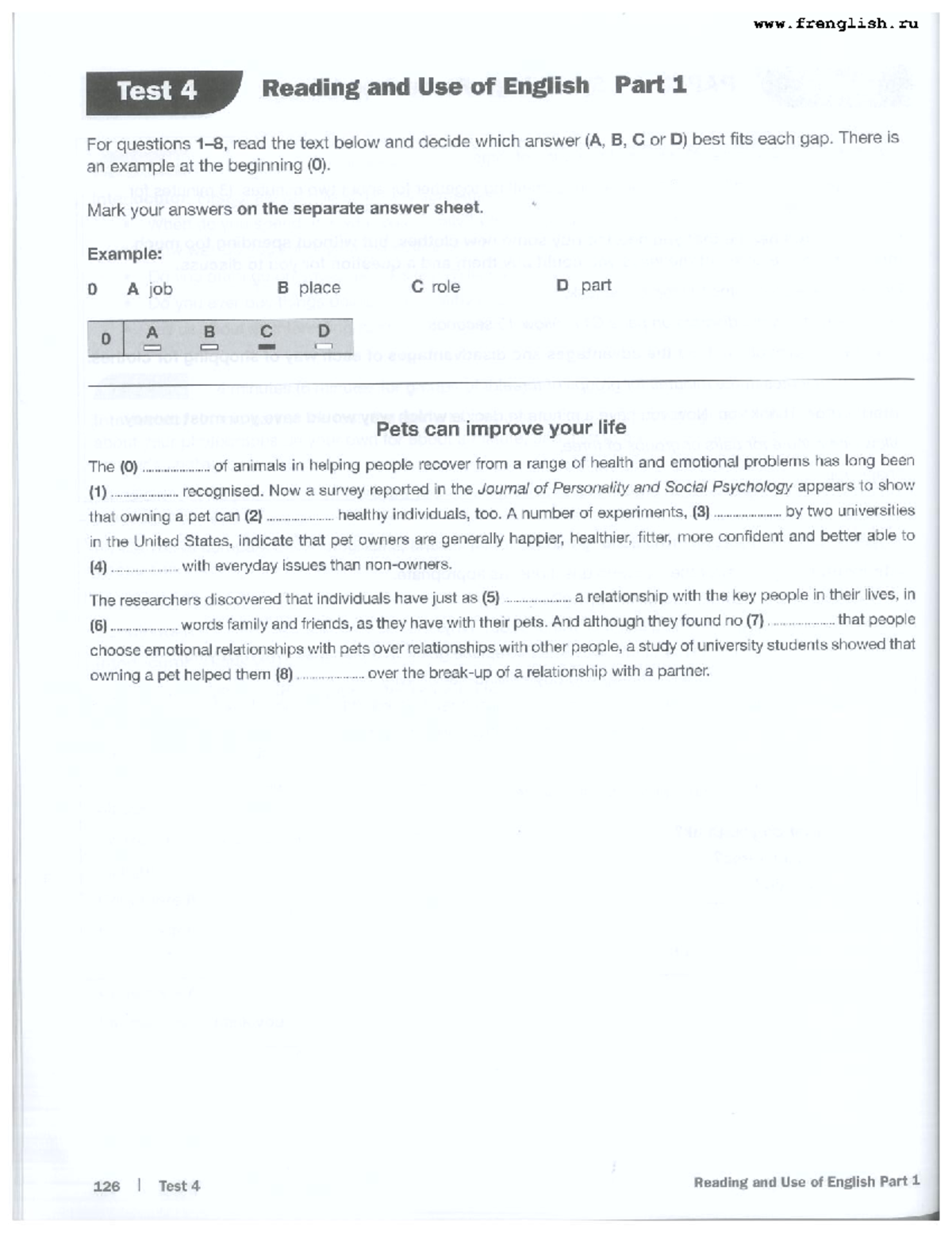 Mock test #2 - trainer - A/AN English - Studocu
