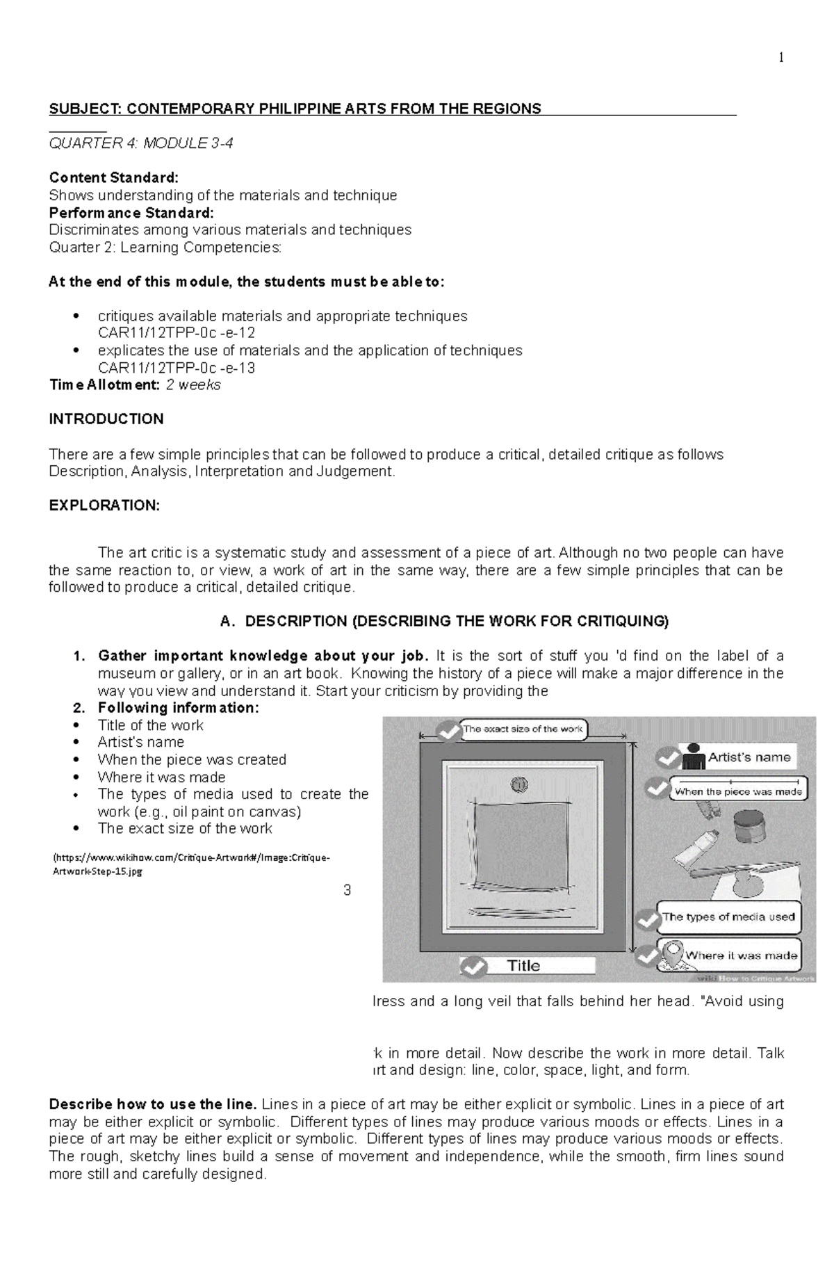 CPAR Module 3-4 - asfaf - SUBJECT: CONTEMPORARY PHILIPPINE ARTS FROM ...