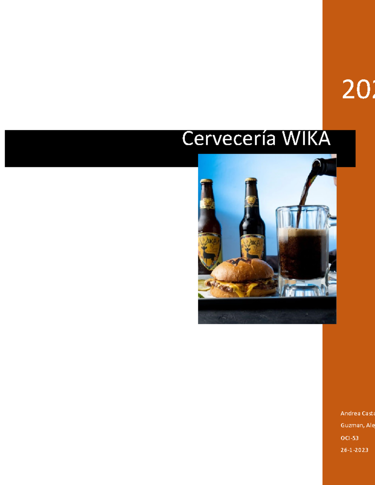 Act 6 - Documento - 202 Andrea Casta Guzman, Ale OCI- 26-1- Cervecería ...