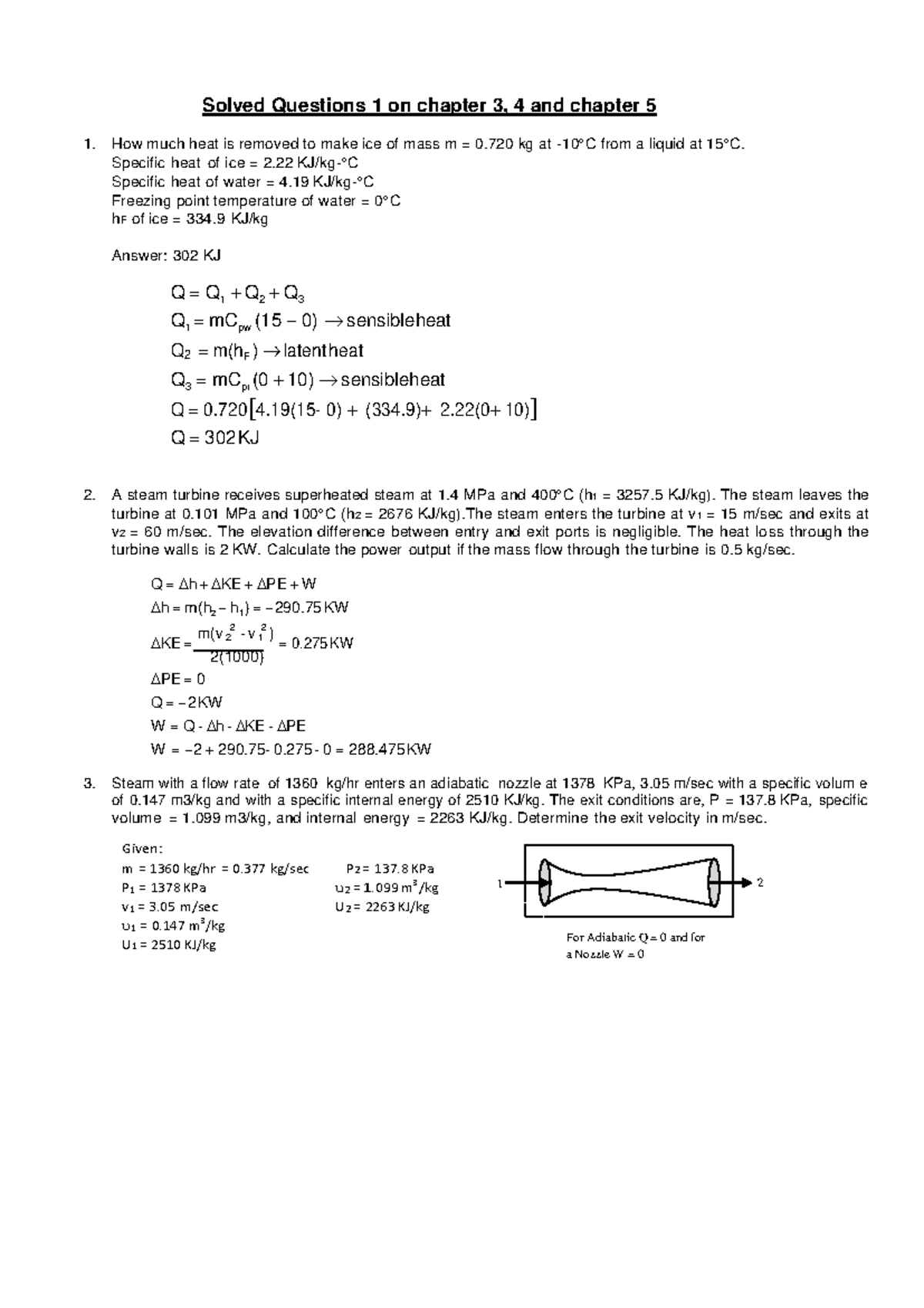 Solved questions CHO3-CHO5 - Solved Questions 1 on chapter 3, 4 and ...