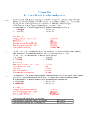Bonds Payable Examples and comprehensive problems - ILLUSTRATION: BONDS ...