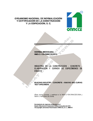 NMX C 155 Onncce 2014 - ORGANISMO NACIONAL DE NORMALIZACIÓN Y ...