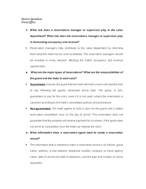 Front Office Chapter 6 Review - Aimee Byerly Chapter 6 Review 02/25 ...