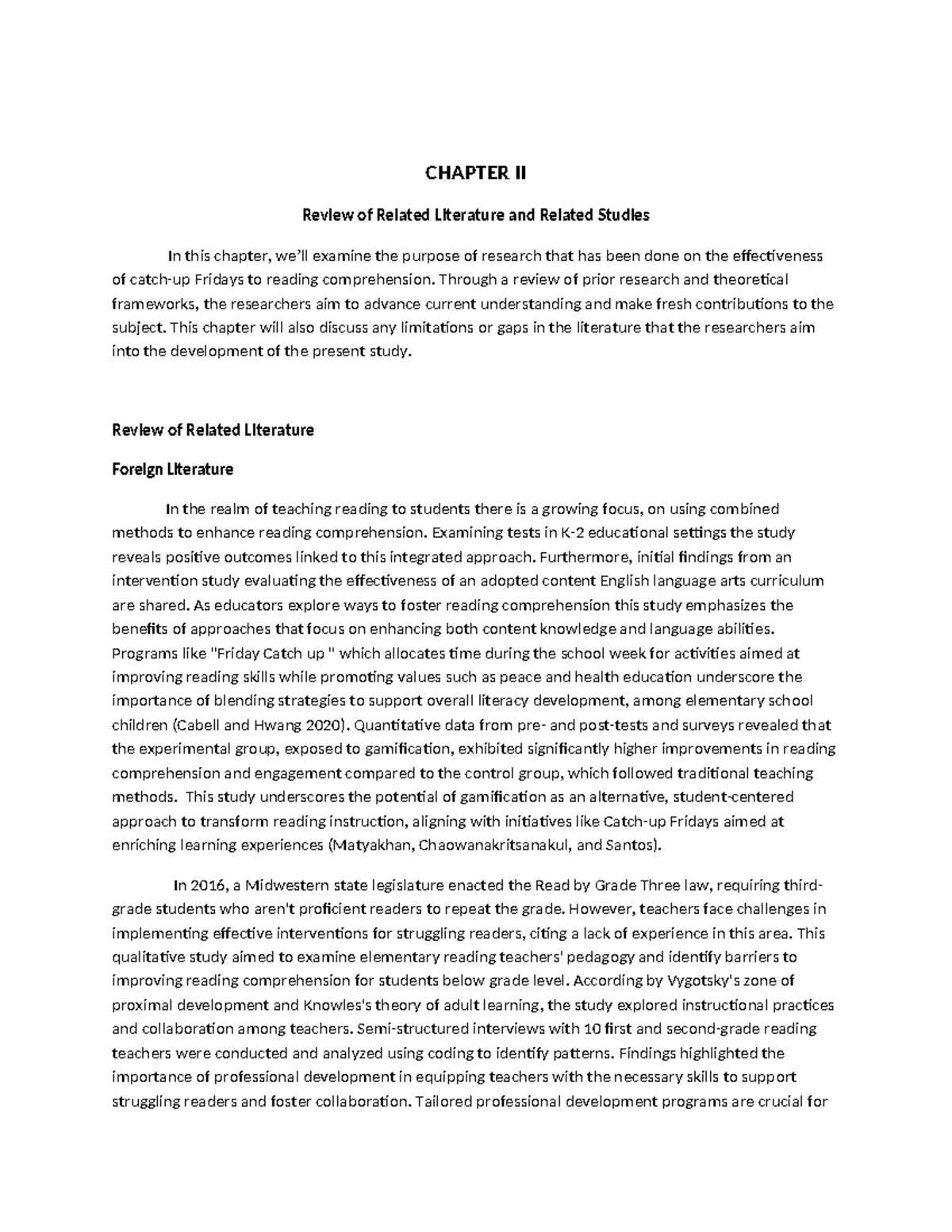 Chapter II-WPS Office - CHAPTER II Review of Related Literature and ...