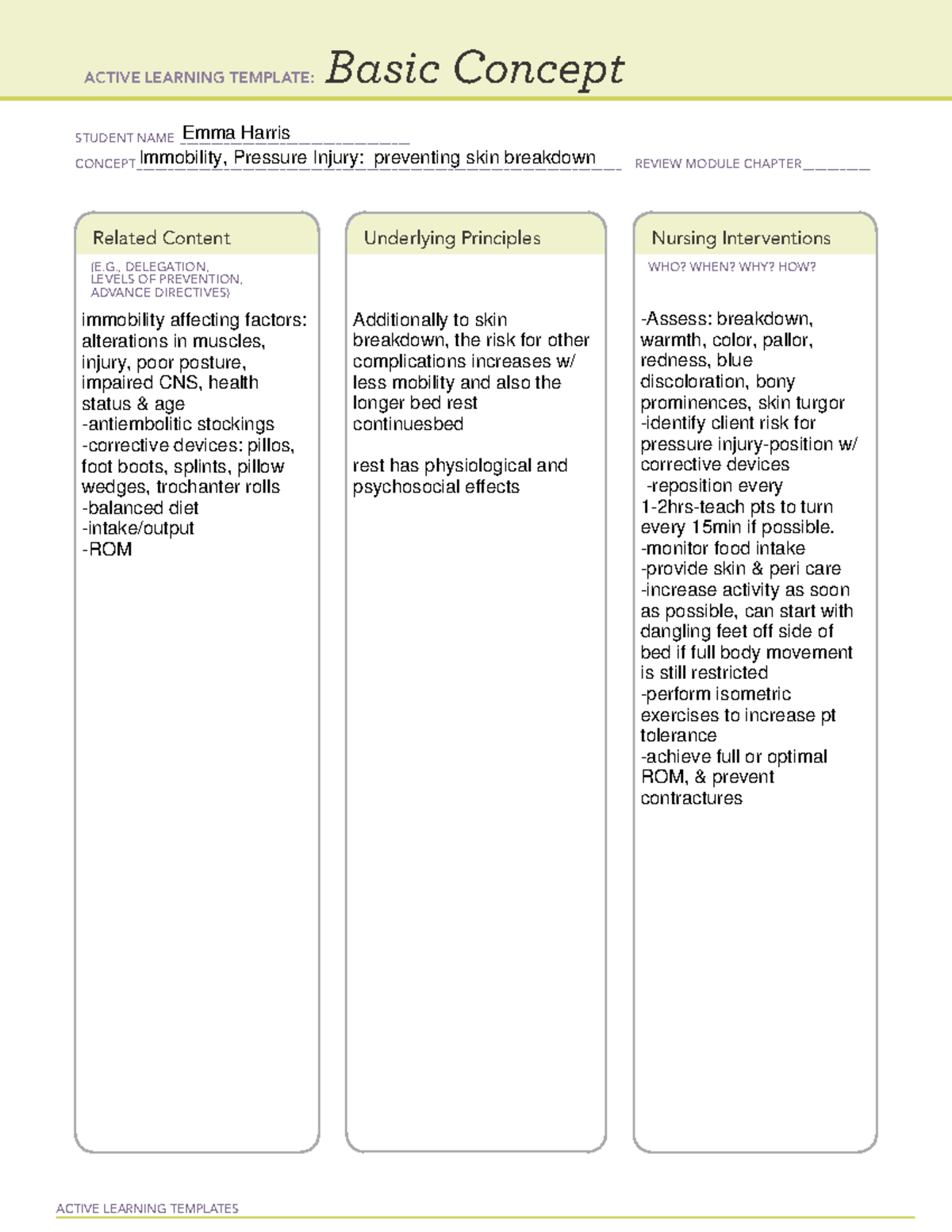 7 A Foundations - ATI temp - ACTIVE LEARNING TEMPLATES Basic Concept ...