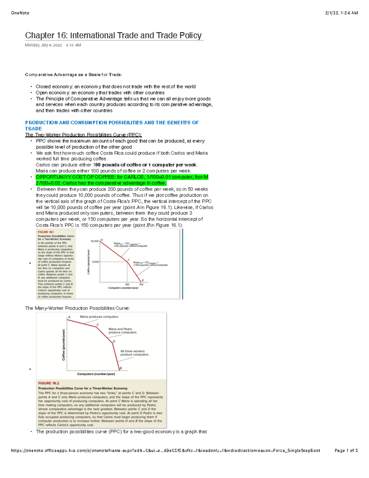 Chapter 16 Summary - Chapter 16: International Trade and Trade Policy ...