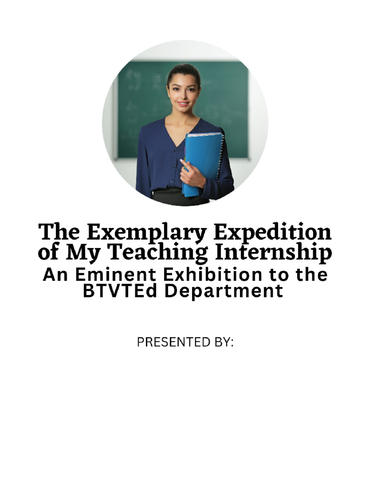 Practechportfolio-Format - My Teaching Internship Journey Dedication ...