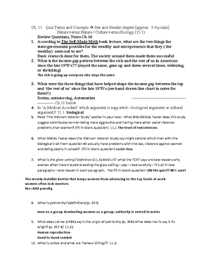 Quiz Terms-Ch 1, Ch 2 - Quiz Terms Chapters 1 and 2 Sociology - Quiz ...