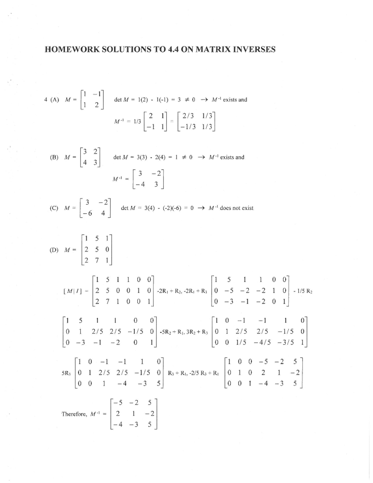 Math2341hwsolu 4 - Homework solutions - MATH 2341 - Studocu