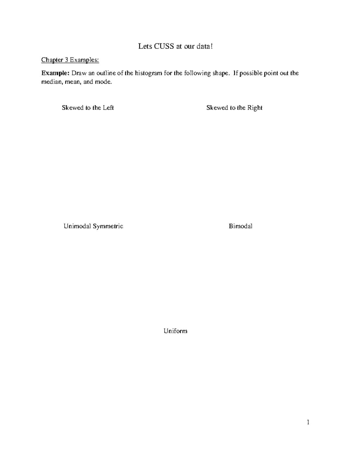 Chapter 3 Examples - wagner - Lets CUSS at our data! Chapter 3 Examples ...