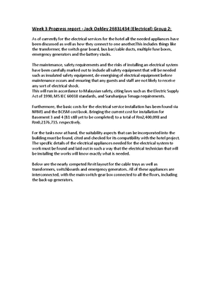 Assessment 2 Marking Rubric - AMU 1326 [Assessment 2: Analytical ...