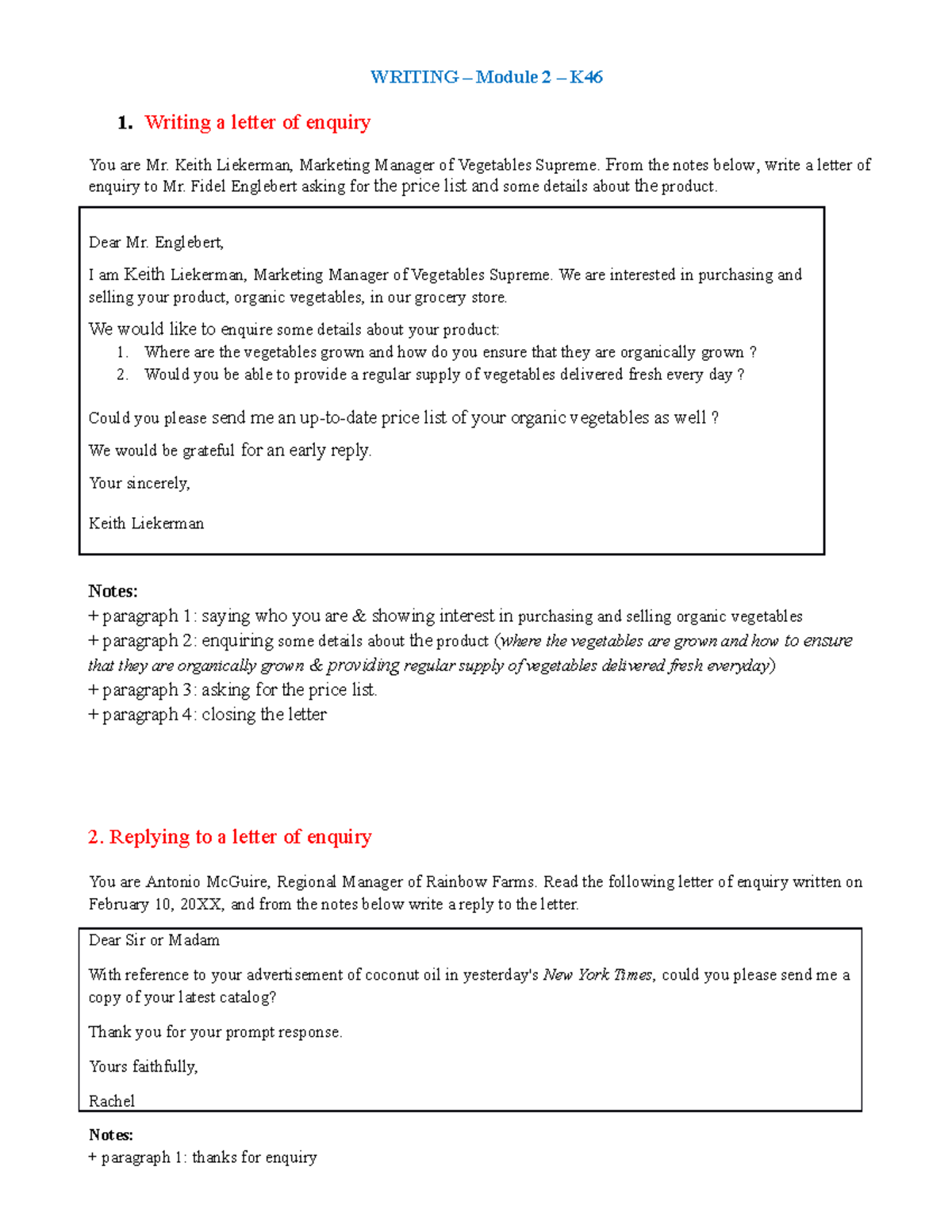 Writing-Module 2 - ddddddddddddddddd - WRITING – Module 2 – K 1 ...