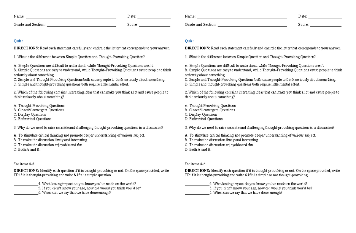 QUIZ (TPQ) - Name: ___________________________________________ Date ...