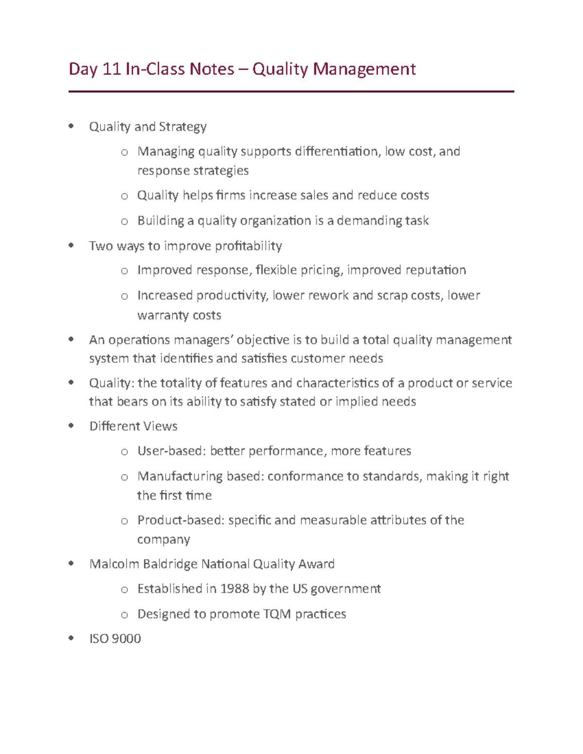 Day 11 In-Class Notes - Powerpoint Lectures - Day 11 In-Class Notes ...