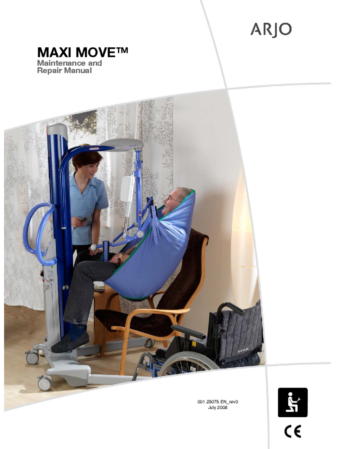 Arjo Maxi Move Lift Service Manual - 001.25075_rev July 2008 © - Studocu
