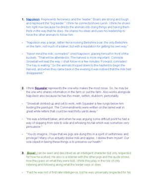 Animal Farm Story - Freedom In Animal Farm The book,