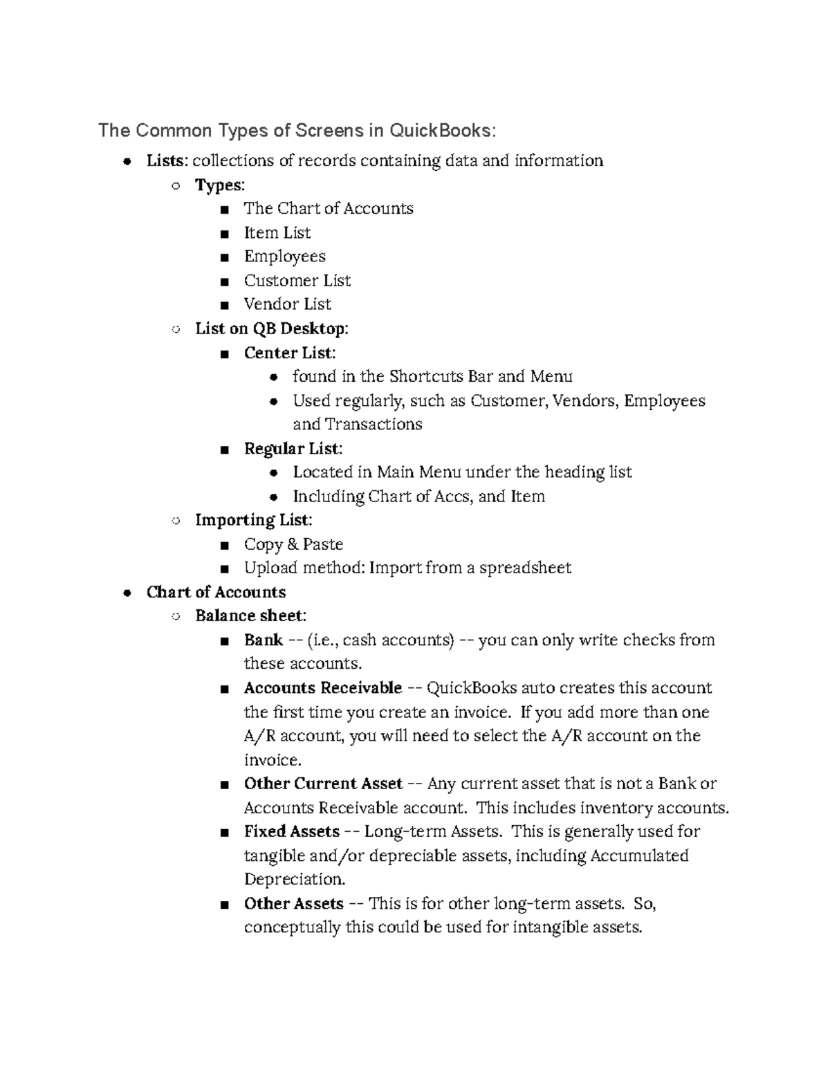 Module 2c - Classify chart of accounts Reversing entries - The Common ...