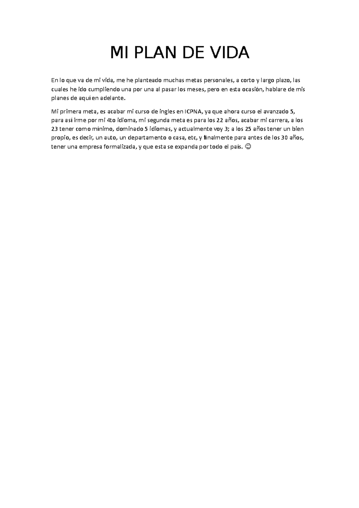 IVU Actividad 12 Jacob Abdelaziz - MI PLAN DE VIDA En lo que va de mi ...