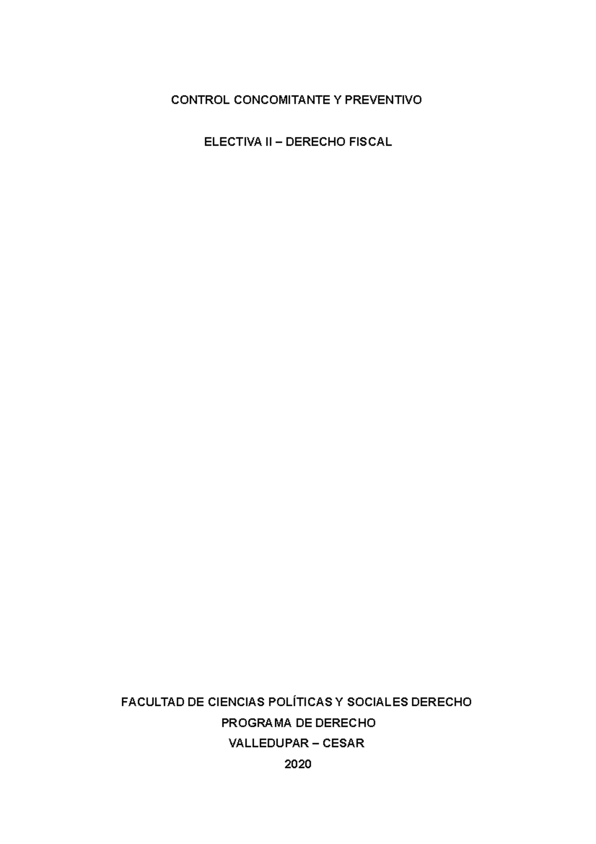 Control Fiscal Concomitante Y Preventivo - CONTROL CONCOMITANTE Y ...