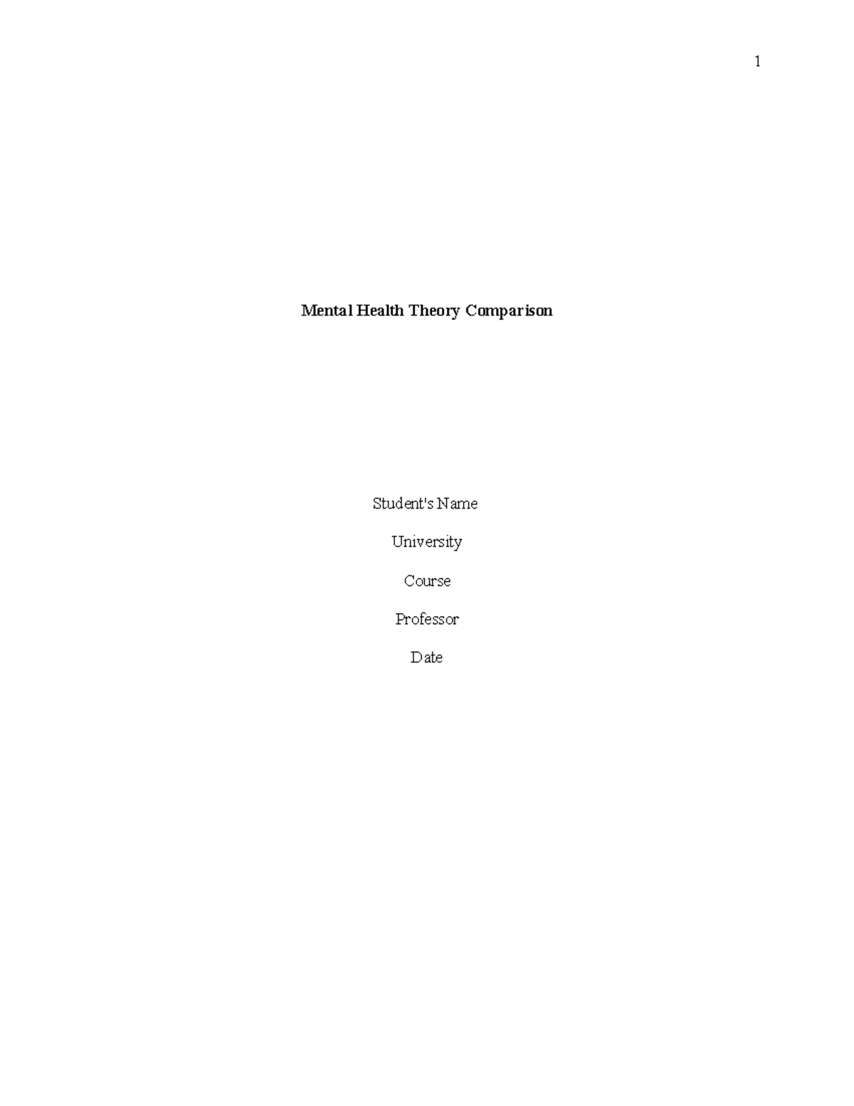 Mental - Jean Watson was a nursing theorist who developed the ...