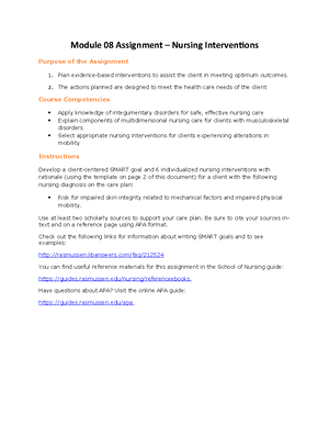 Module 7 Assignment - Sensory Perception Disorder Care Map Jonathan ...
