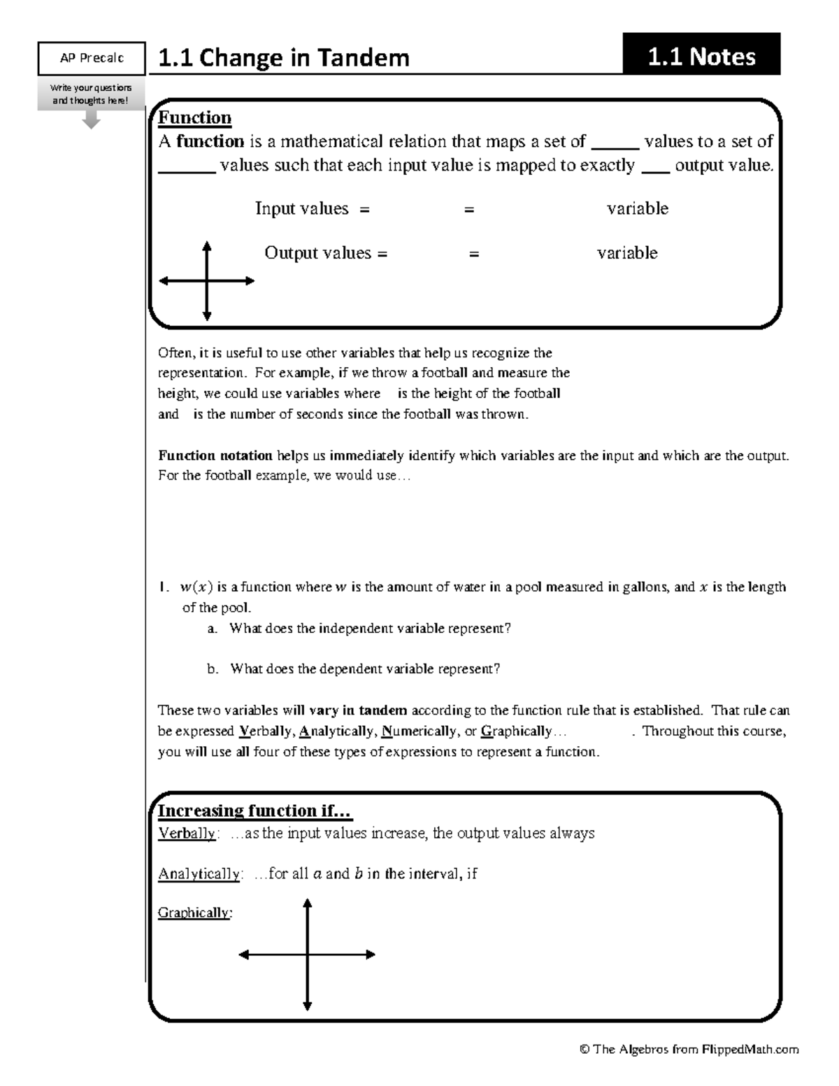Appc 1 Practice Questions Function A Function Is A Mathematical 1514