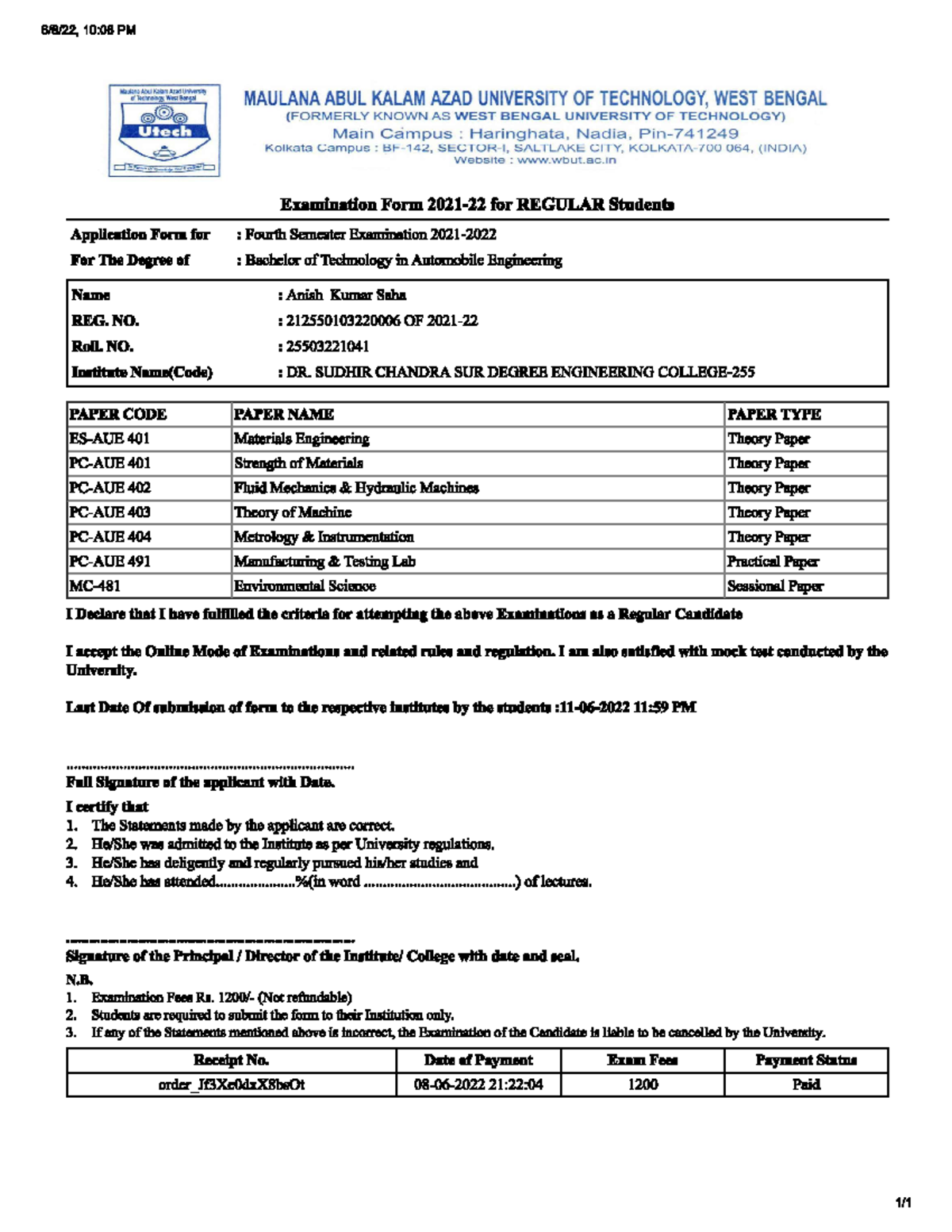 Anish Kumar Saha - Done - Electrical Engineering - Studocu