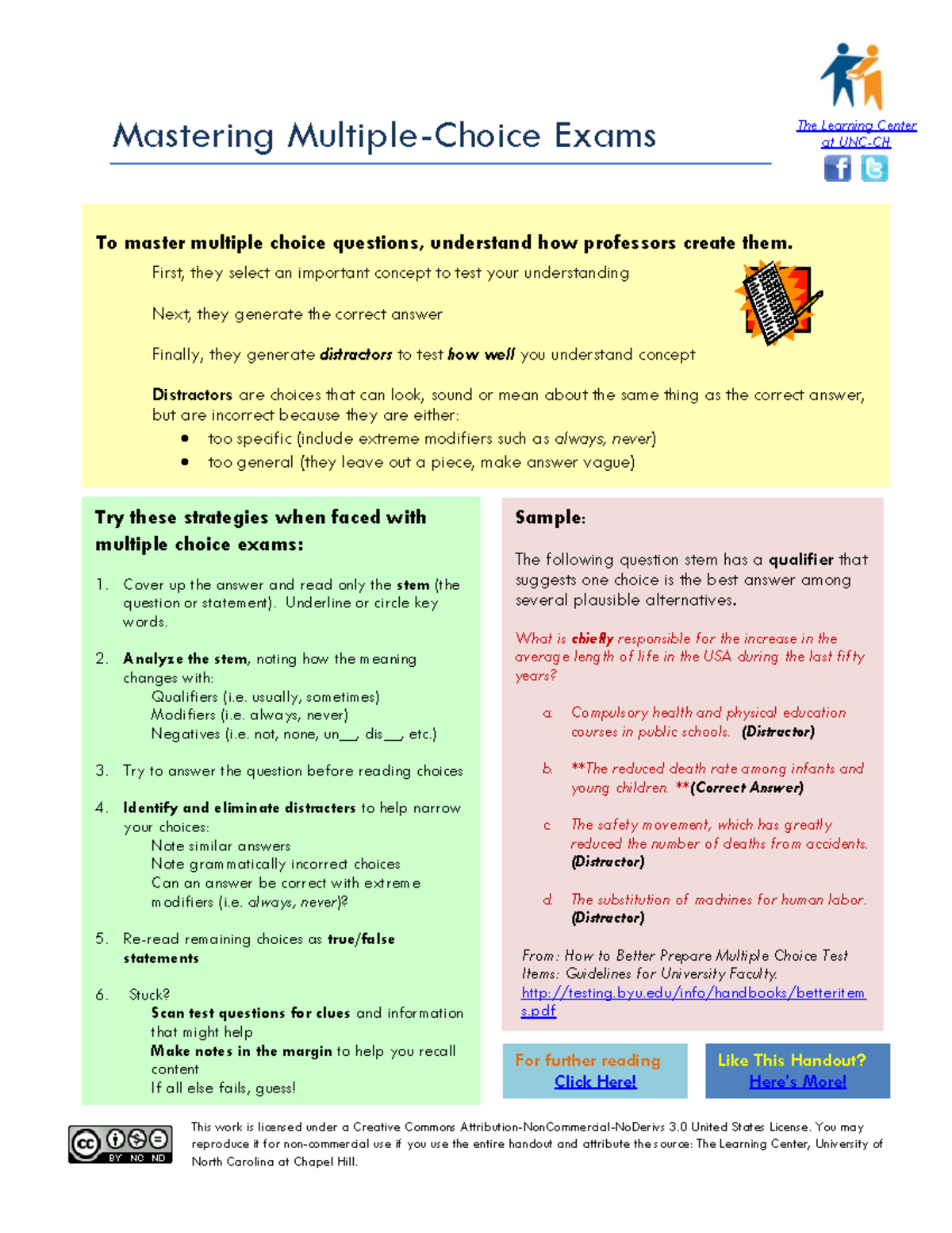 Mastering The Multiple Choice Exam - Mastering Multiple-Choice Exams To ...
