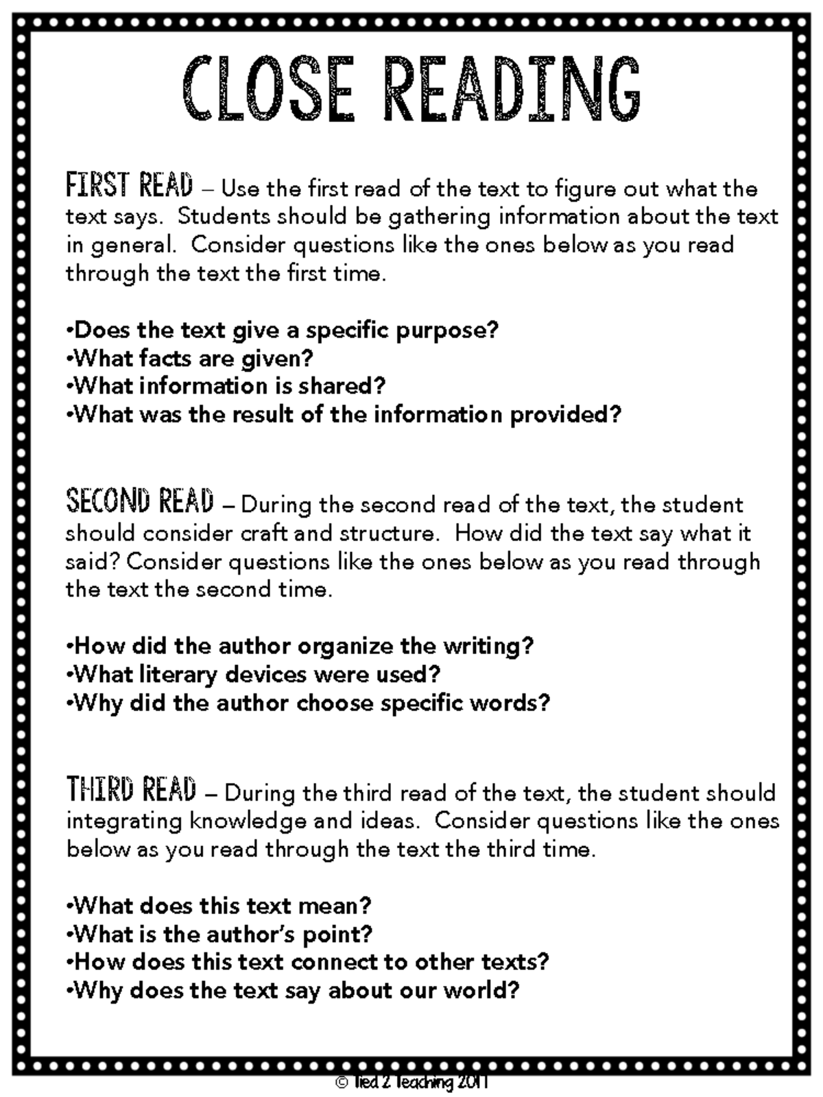 Student copy Atoms Moleculesand Compounds Differentiated Close Reading ...