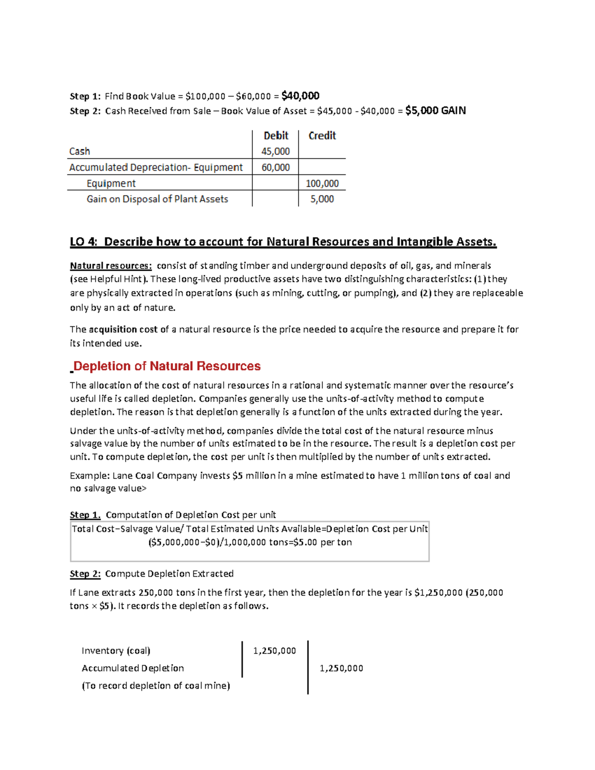 Accounting Lecture 101-11-14 - Step 1: Find Book Value = $100,000 ...