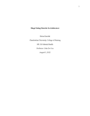Panic disorder - template filled out - ACTIVE LEARNING TEMPLATES Basic ...