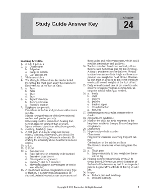 Chapter 019 - answer key - Study Guide Answer Key Chapter 19 1 ...