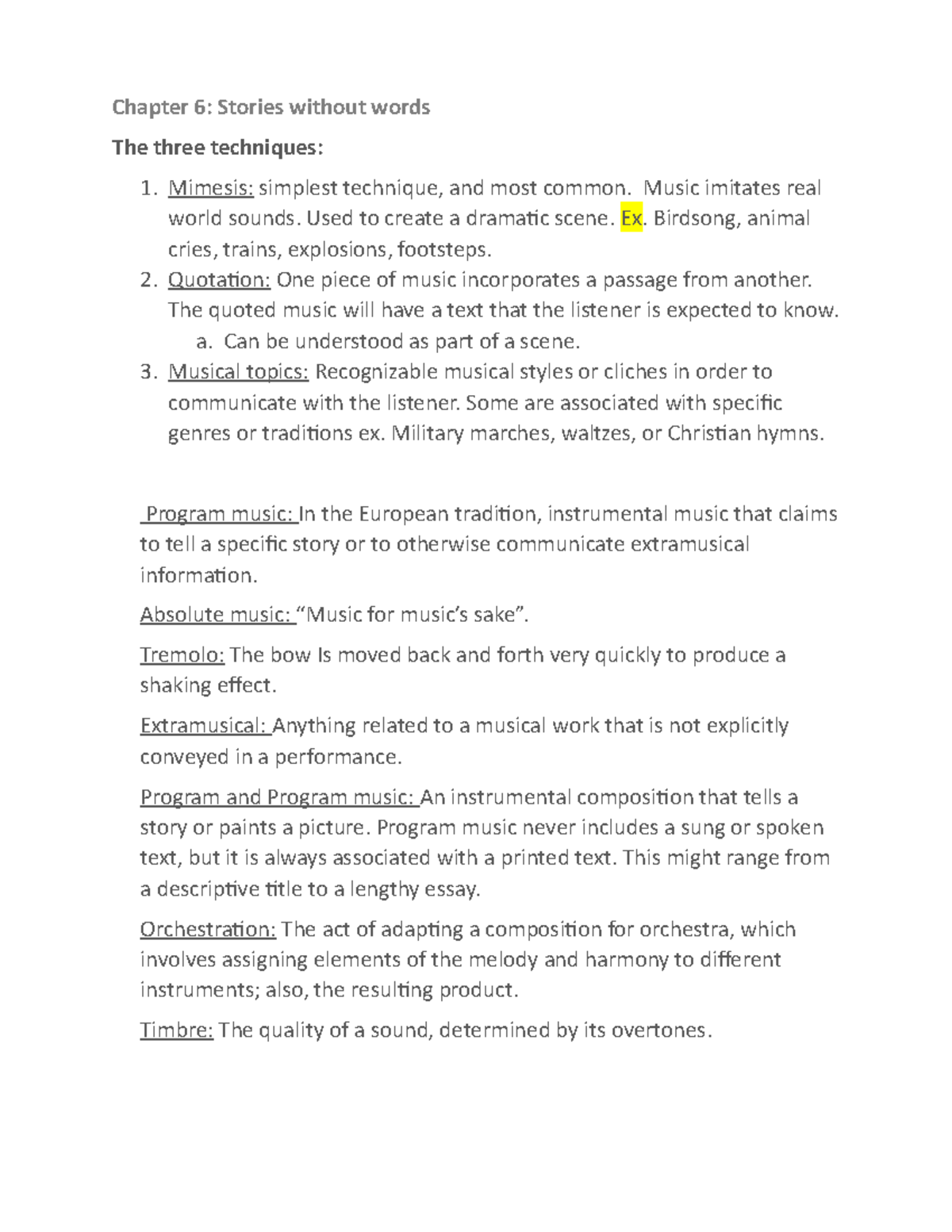 Chapter 6 - Resonance textbook Prof. Hedrick - Chapter 6: Stories ...