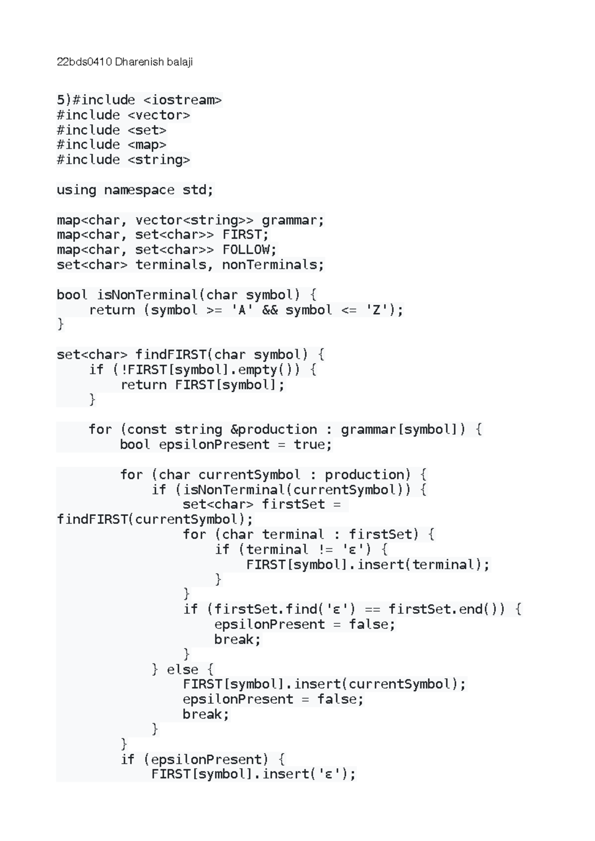 5cd - just basic lab material for reference - 22bds0410 Dharenish ...