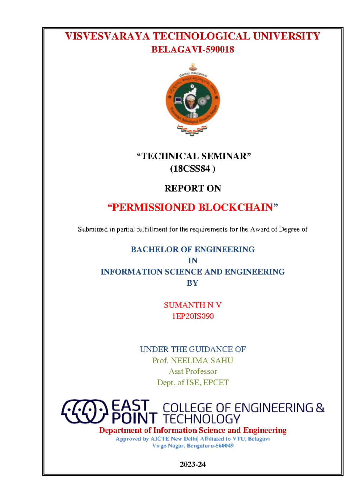 Seminar report merged removed - VISVESVARAYA TECHNOLOGICAL UNIVERSITY ...