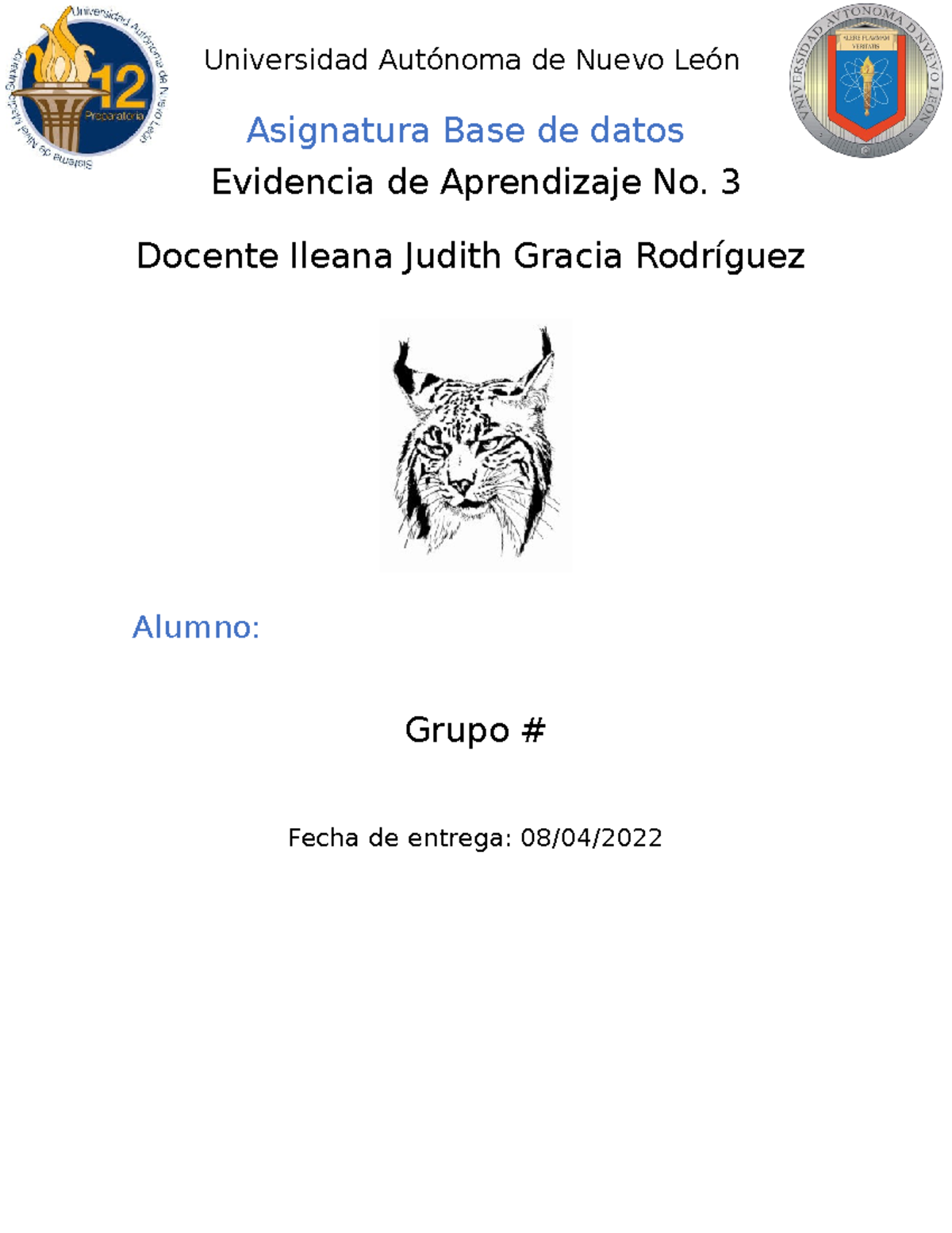 Archivo Subir - Evidencia Uso de Access - Asignatura Base de datos Evidencia de Aprendizaje No ...
