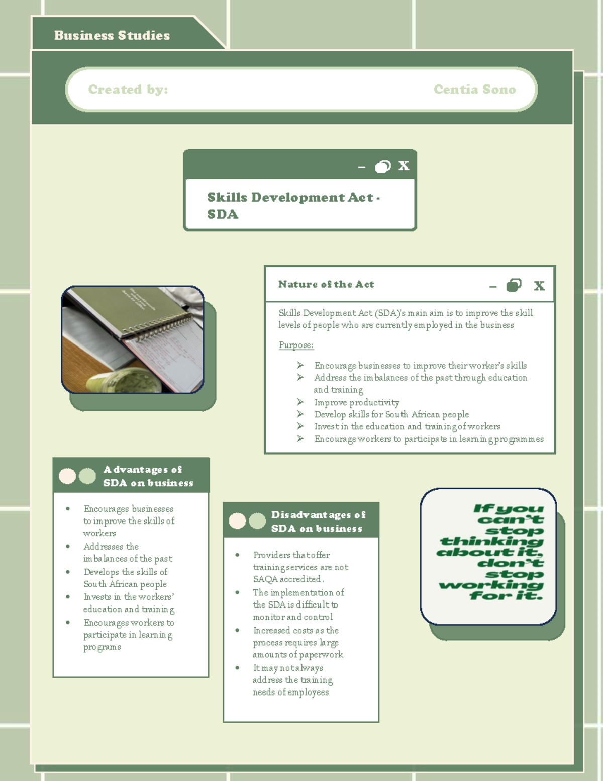 Skills Development Act - The implementation of the SDA is difficult to ...