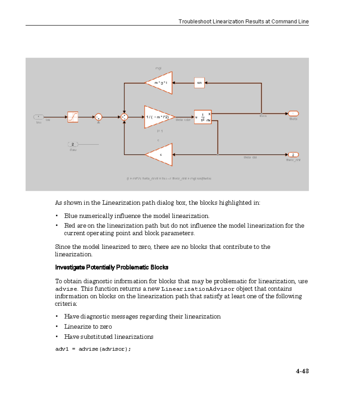 Simulink Control Design 53 As Shown In The Linearization Path Dialog Box The Blocks