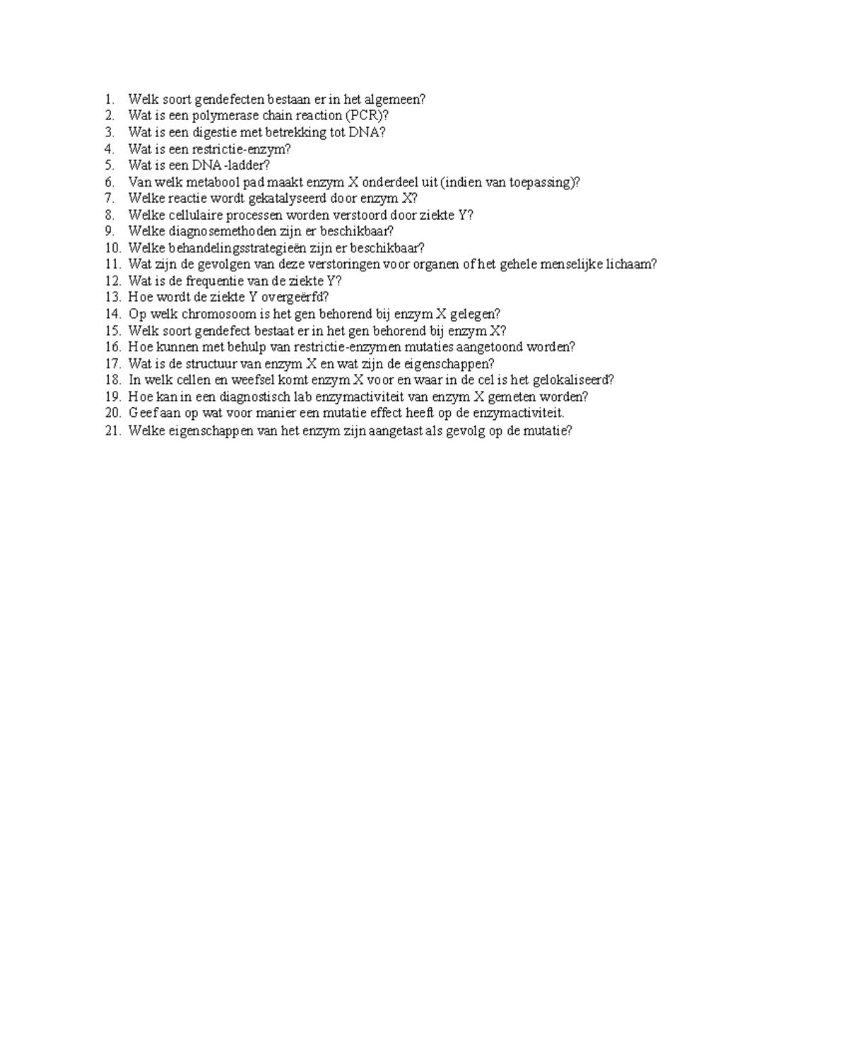 Trechtermodel - Welk soort gendefecten bestaan er in het algemeen? Wat ...