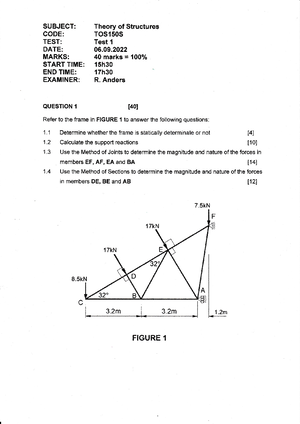 Stress and strain notess - 3 Direct stress and strain Symbols A area E ...