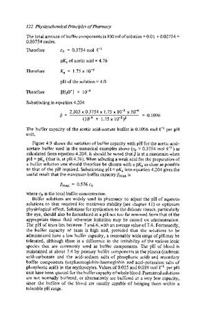 Physicochemical Principles of Pharmacy-16 - 142 Physicochemical ...