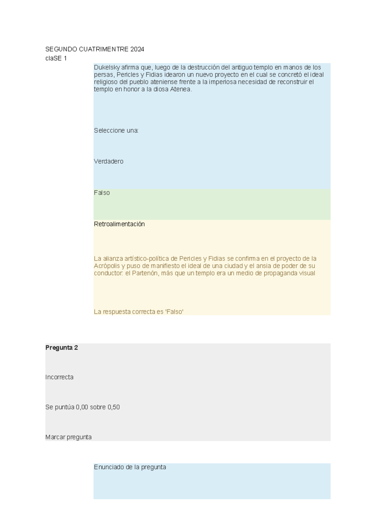 Cuestionarios CON Respuestas Correctas DE HAV2- Castillo - SEGUNDO ...