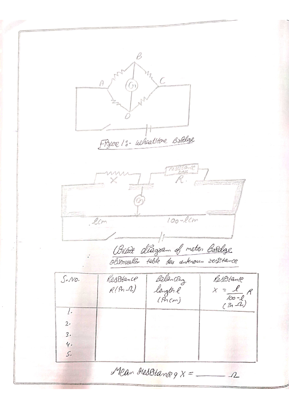 Experiments for Class XII Physics - B ,mm m A C G D Figure wheatstone ...