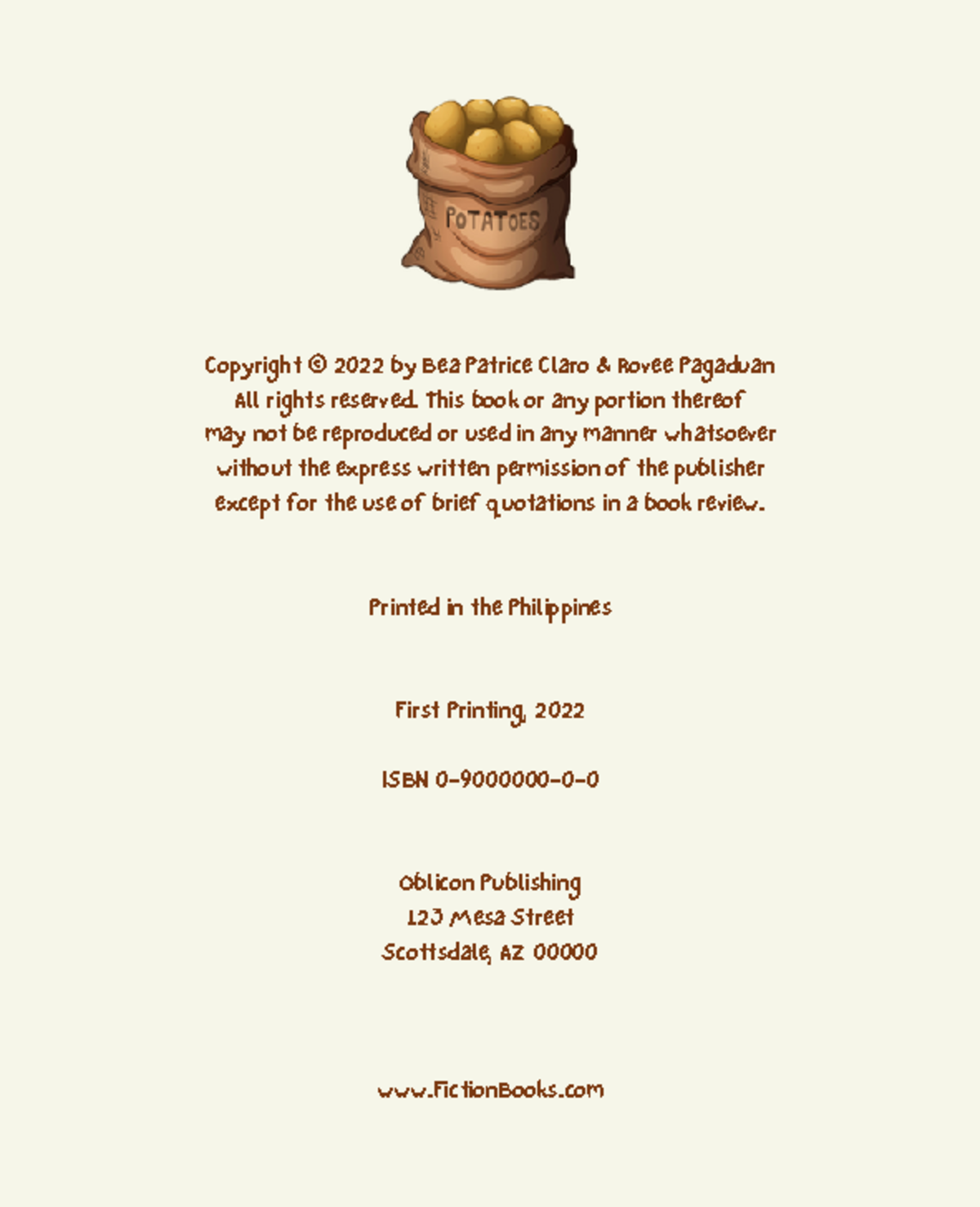 Sample- Story-BOOK - Boookss - Copyright © 2022 by Bea Patrice Claro ...