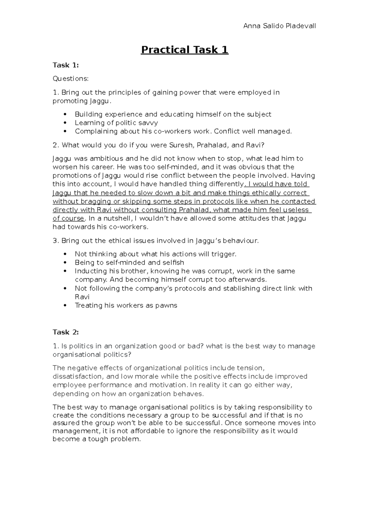 Practical Task 1 - 2nd trimester class activity - Anna Salido Pladevall Practical Task 1 Task 1 ...