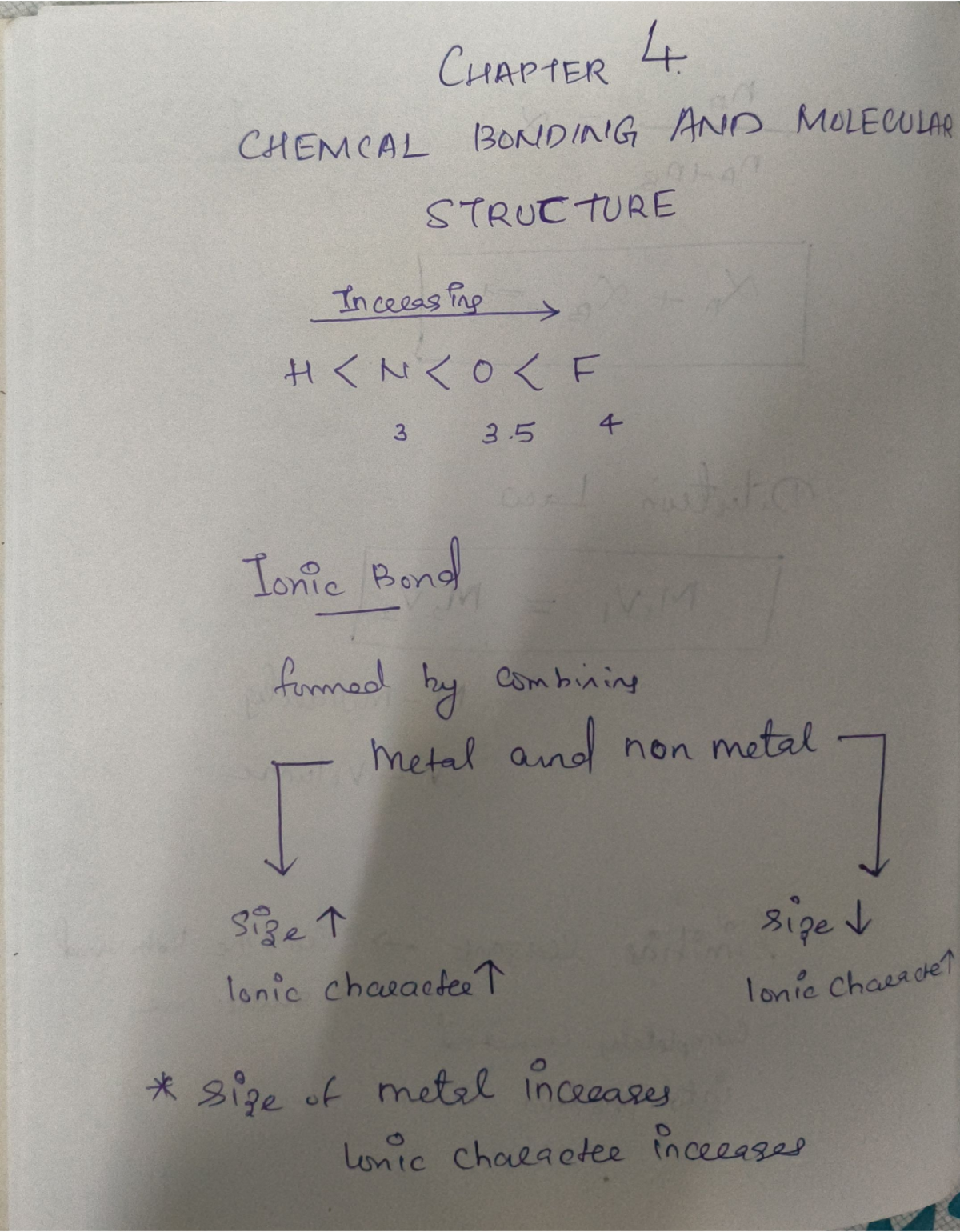 Chemical bonding and molecular structure - CHAPTER 4 CHEMCAL BONDING ...