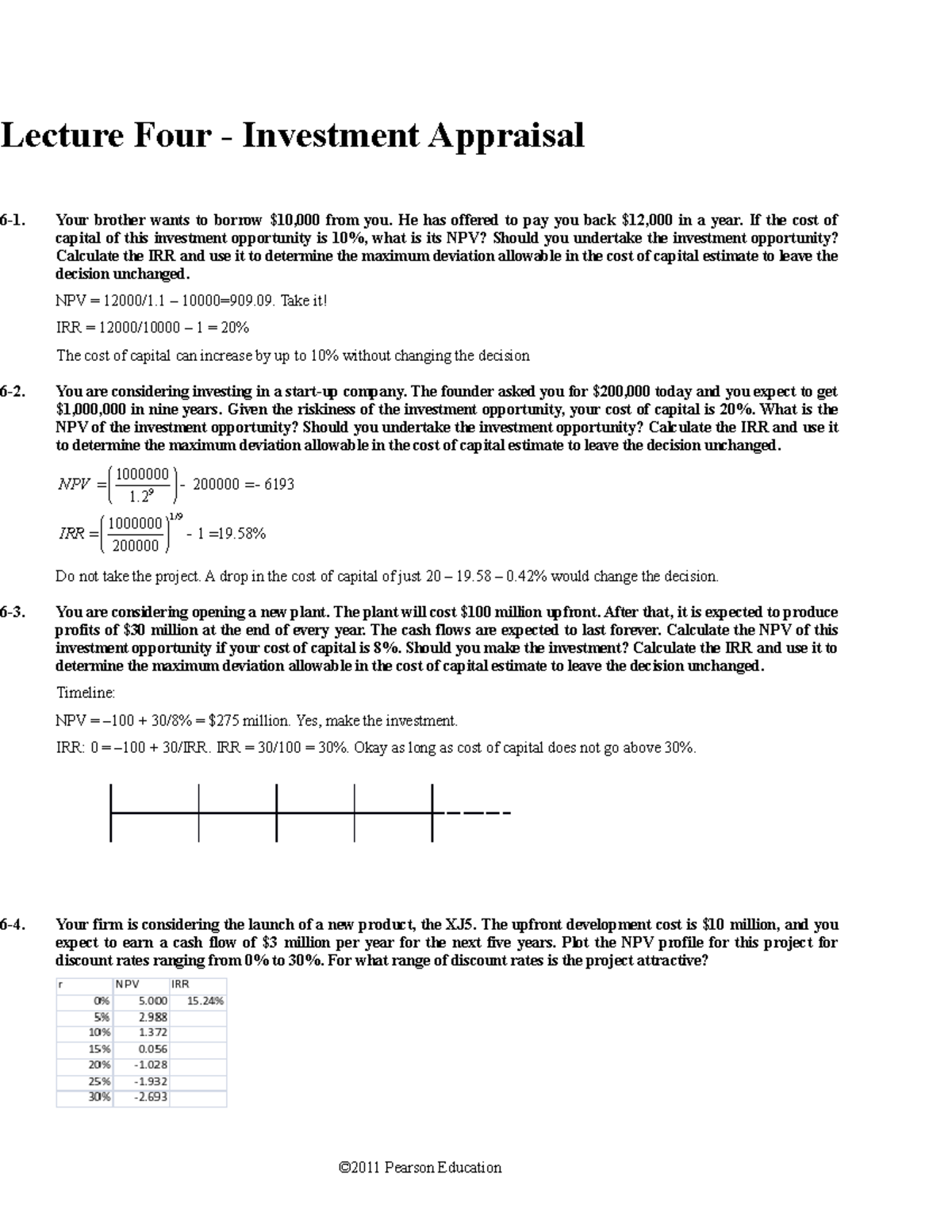 Week Two Tutorial and Practice Questions and answers - Lecture Four ...