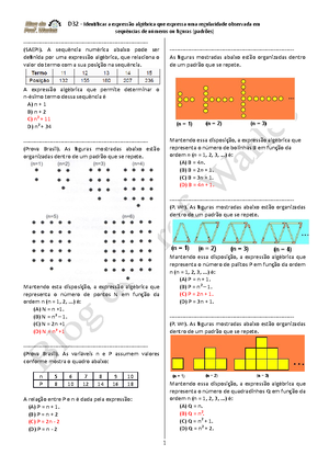 D37 (9º ANO - Mat.) - Blog do Prof. Warles - gráficos que as ...