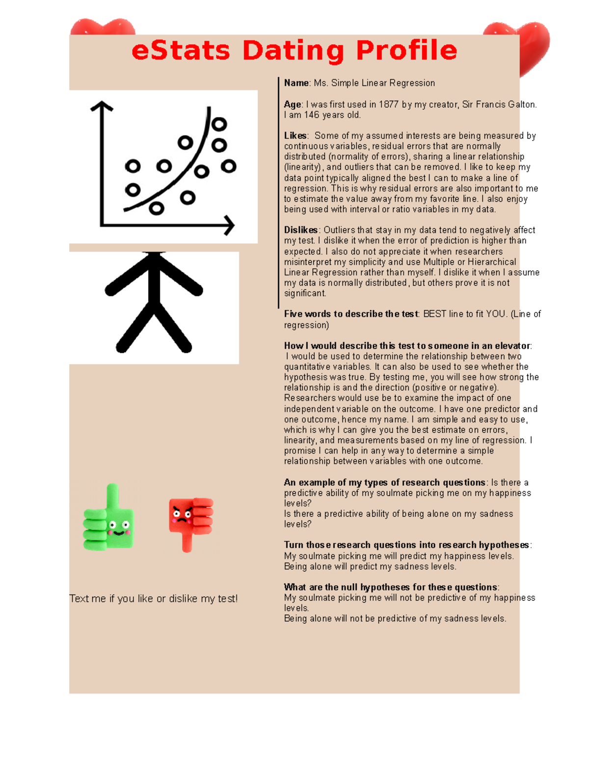 Dating Profile stats-1 - eStats Dating Profile Text me if you like or ...