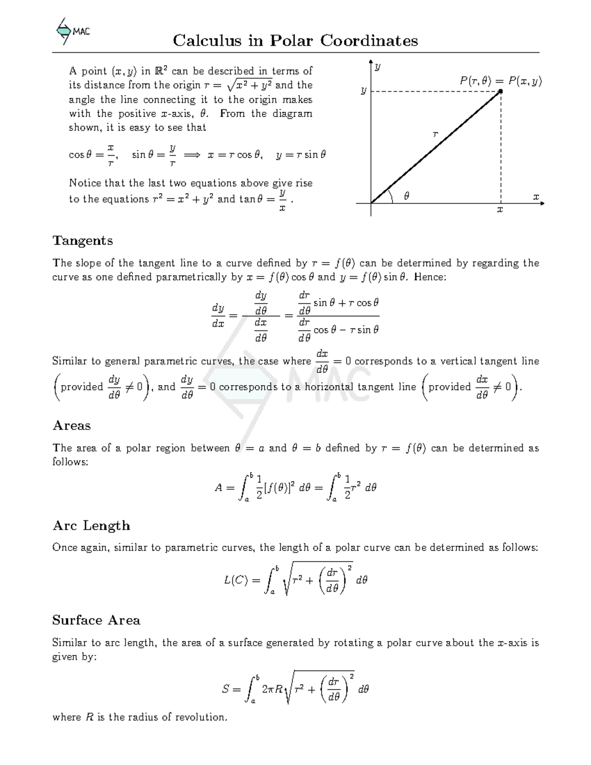 166 222 Polar Coordinates Calculus In Polar Coordinates A Point x Y 166-222-polar-coordinates-calculus-in-polar-coordinates-a-point-x-y